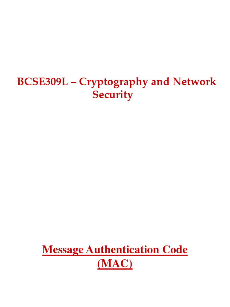 CNS - M4 - Birthday Attack, HMAC | PDF | Cyberwarfare | Security
