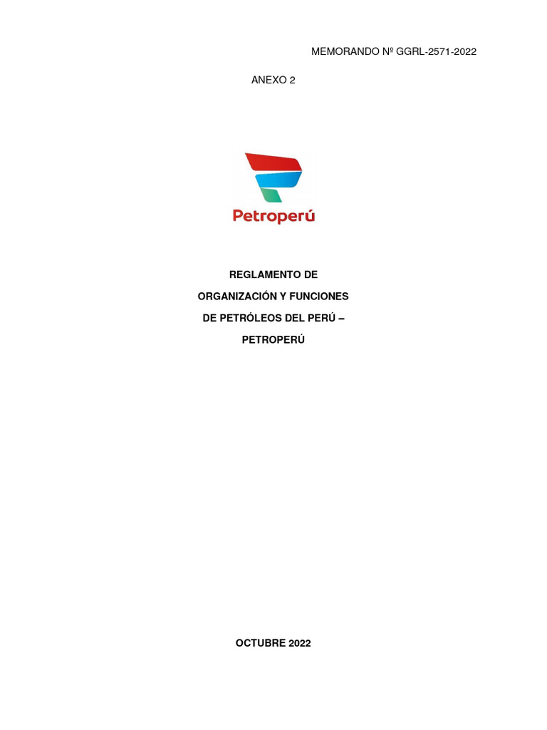 Reglamento Petroperu | PDF | Business | Corporaciones