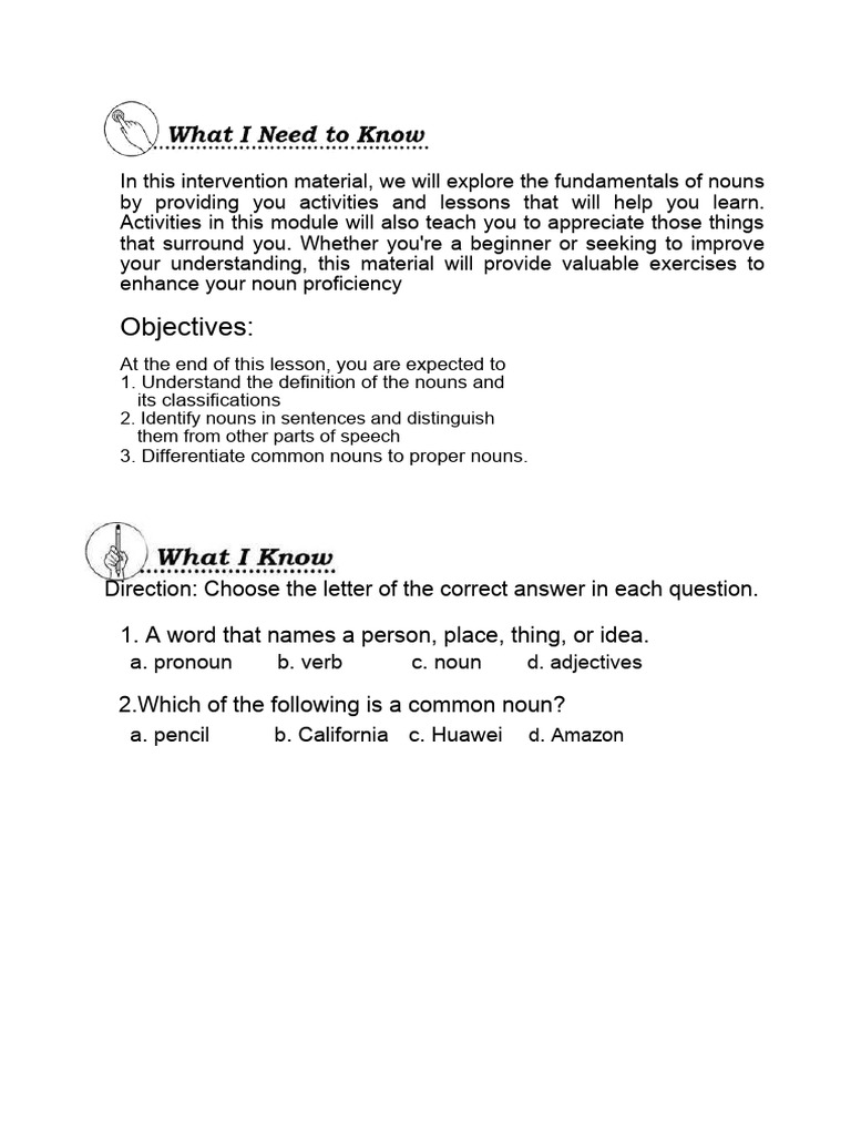 FINAL English 10 Q1 Module 6.pdf - 20240405 - 021028 - 0000 | PDF | Plot (Narrative) | Noun