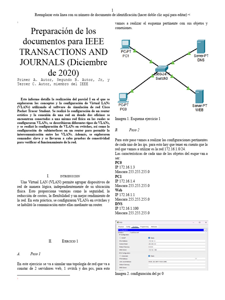Plantilla Normas Ieee | PDF