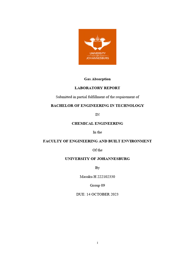 Gas Absorption | PDF | Gases | Mole (Unit)