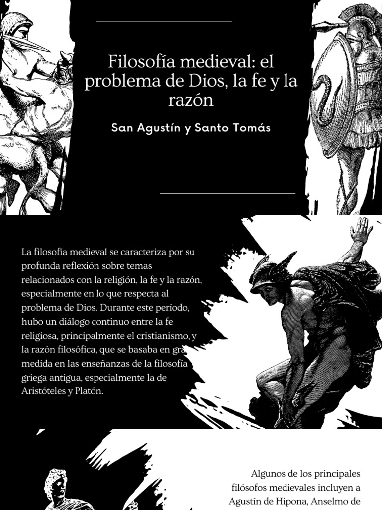 Fe y razón en la filosofía medieval | PDF | Filosofia Medieval | Dios
