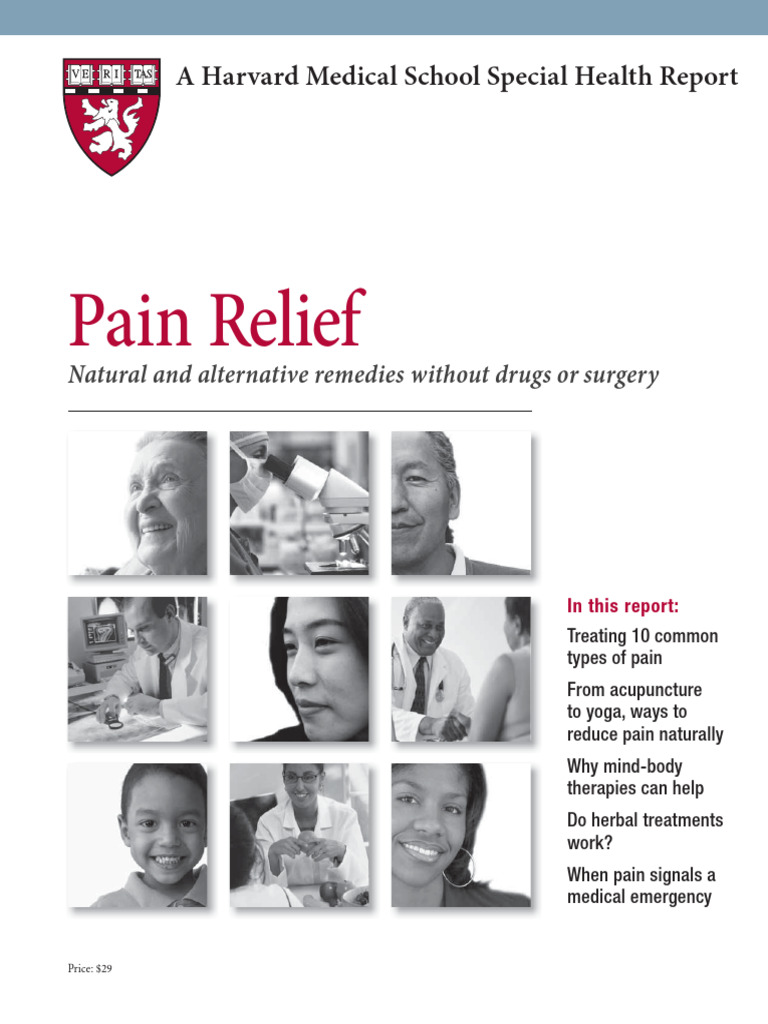 Pain Relief: A Harvard Medical School Special Health Report | PDF ...