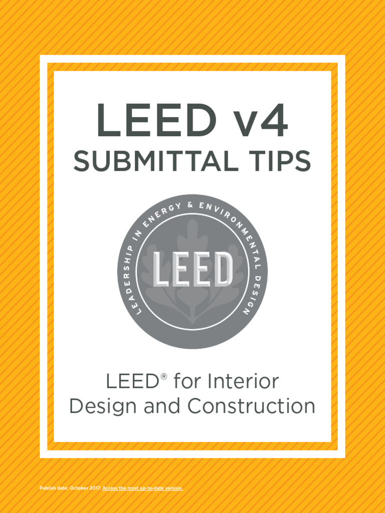 Leed v4 Submittal Tips Idc | Download Free PDF | Water Heating ...