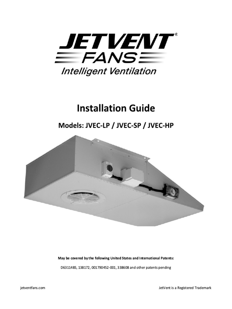 ZOO Fans JetVentFans Installation Guide | PDF