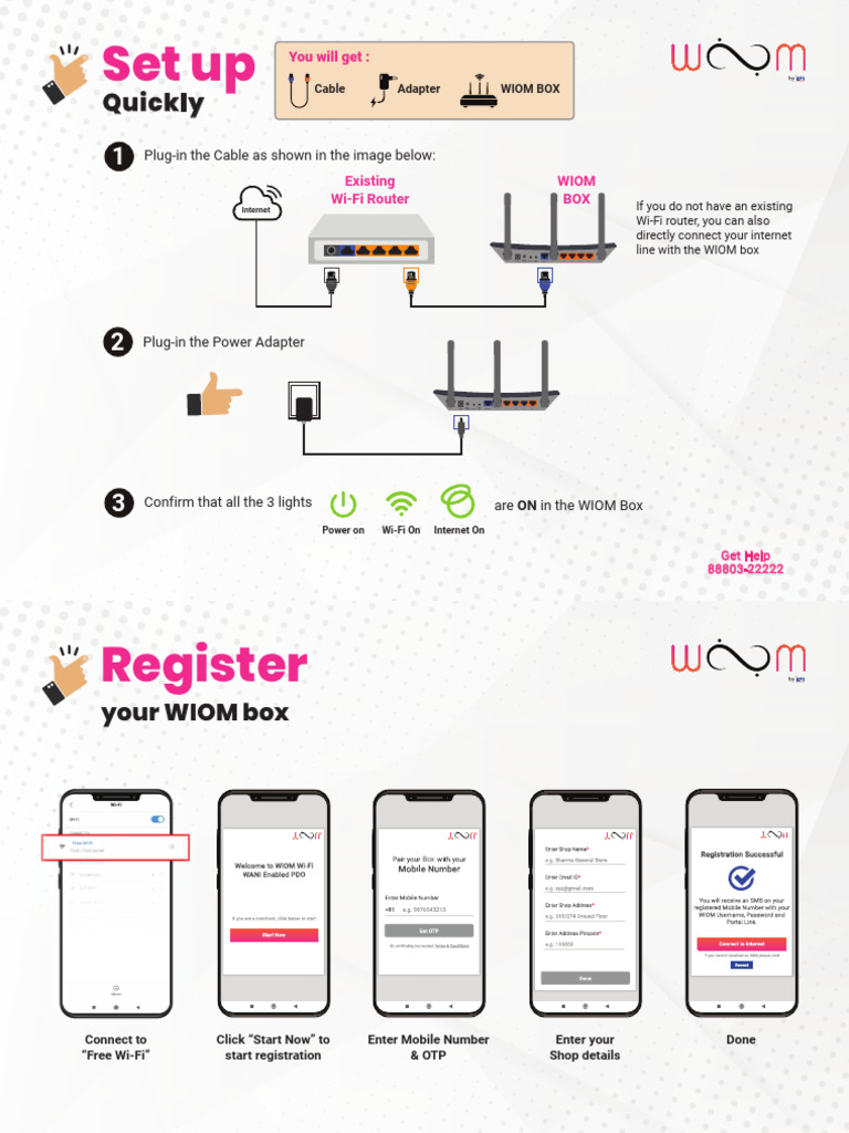 WIOM Guide | PDF | Wi Fi | Internet