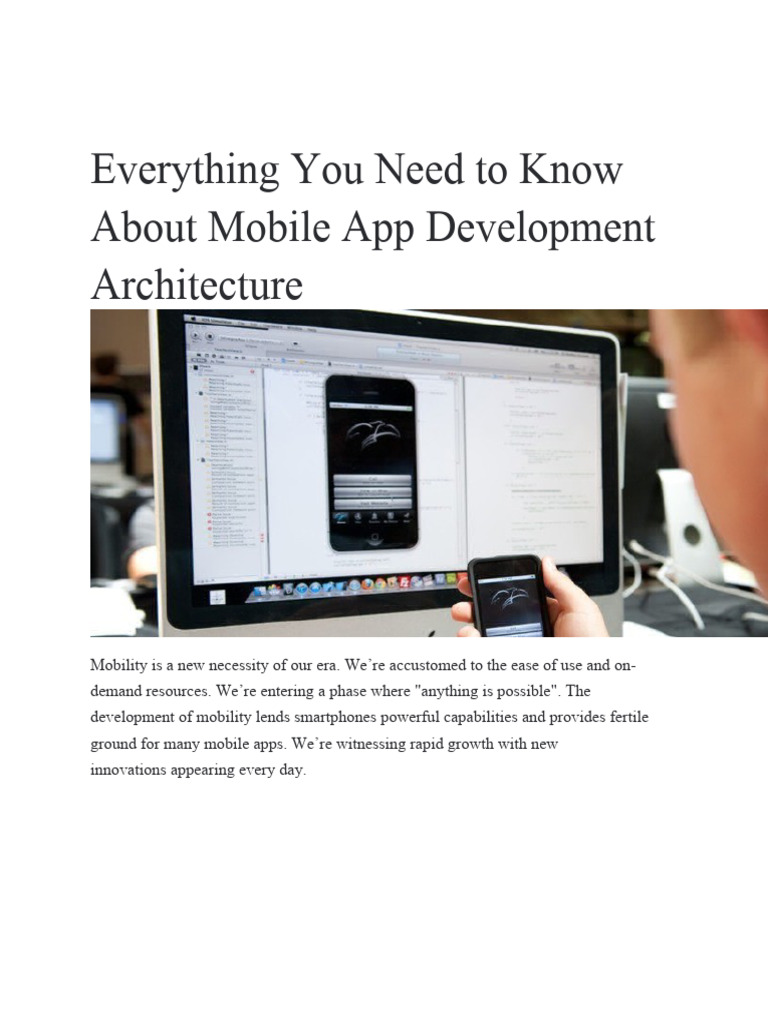 Mobile App Pdf Mobile App Web Application