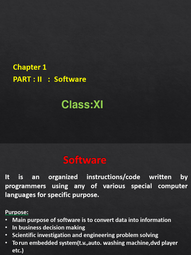 2.software | PDF | Operating System | Software