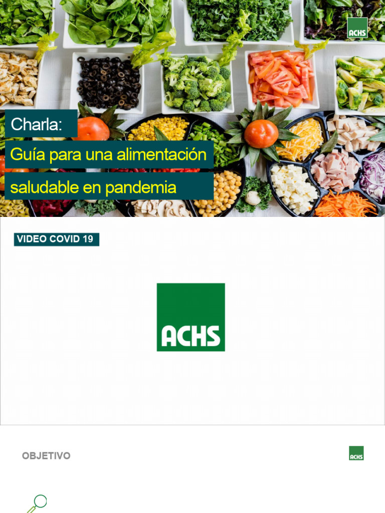 CH - Ex - Guía para Una Alimentación Saludable en Pandemia | PDF ...