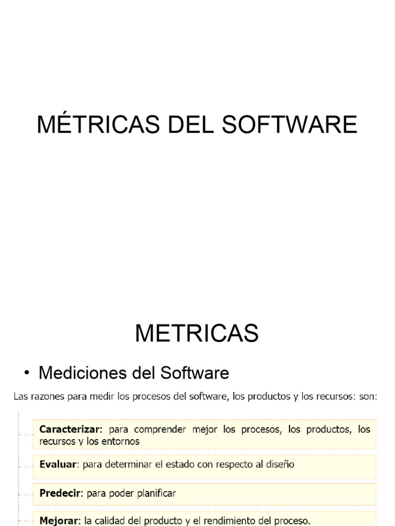 Metricas Del Software | Descargar gratis PDF | Software | Ingeniería de software