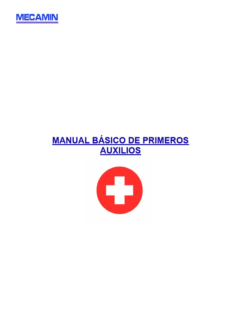 Manual Básico de Primeros Auxilios | PDF | Primeros auxilios | Herida