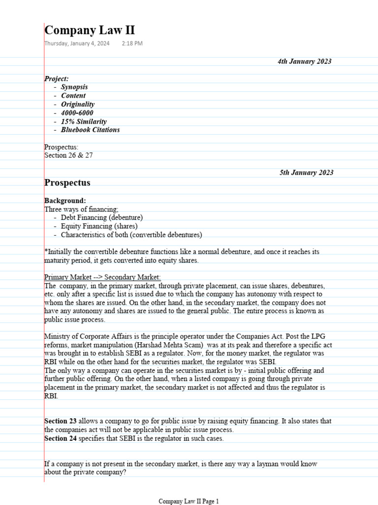 Company Draft. | Download Free PDF | Fiduciary | Underwriting