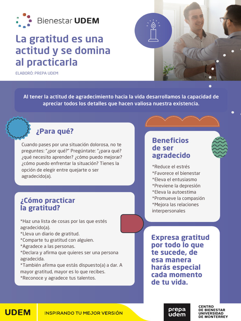 Tips para Practicar La Gratitud ArticuloBienestar | PDF | Relaciones ...