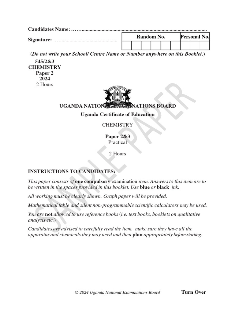 545 2 NLSC Sample 24 | PDF | Acid | Sodium Chloride