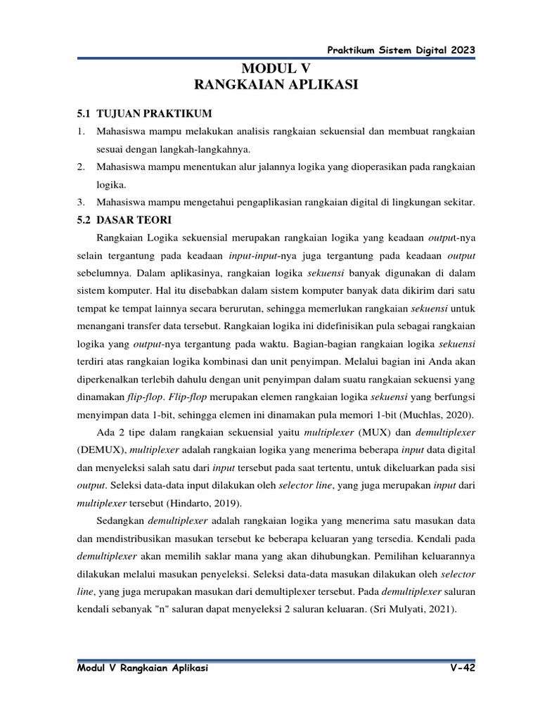 Laprak Modul 5 Rangkaian Aplikasi | PDF