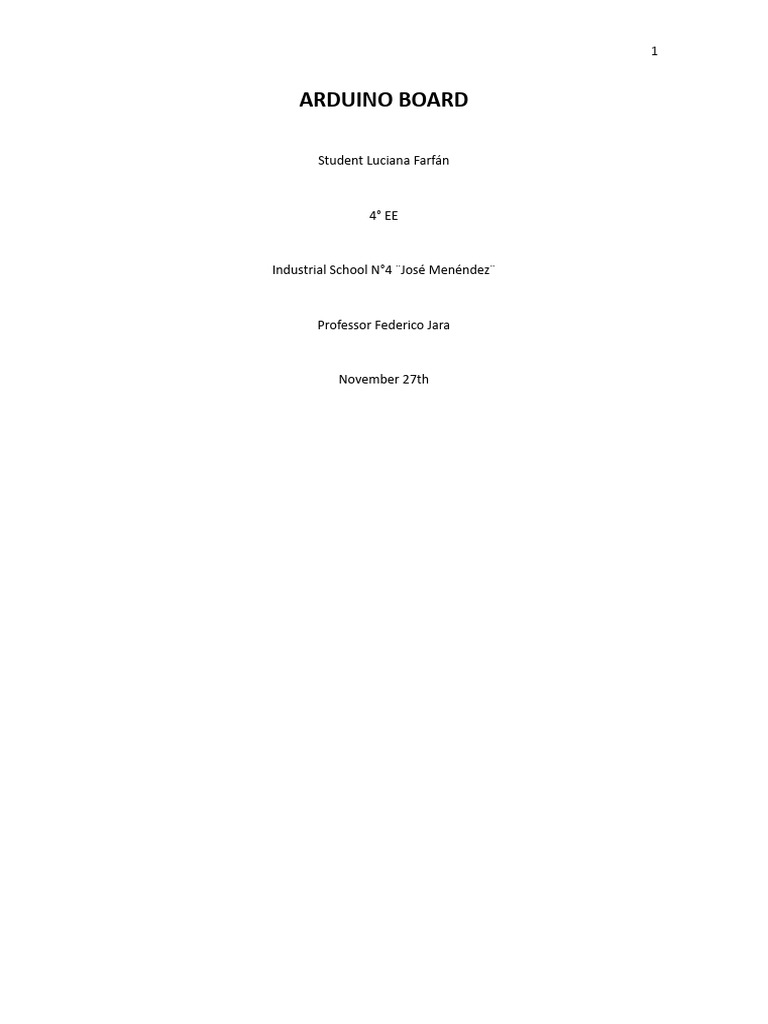 final task | PDF | Arduino | Integrated Development Environment