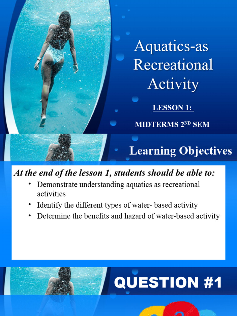 Aquatic Recreation: Benefits and Hazards | PDF | Swimming | Kayak