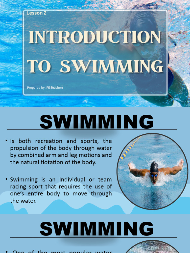 Lesson 2 Swimming | PDF | Swimming | Swimming (Sport)