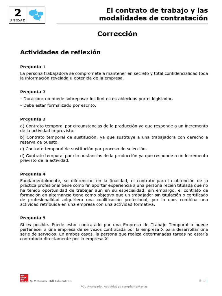 Soluciones Actividades Complementarias Tema 2 | PDF | Business