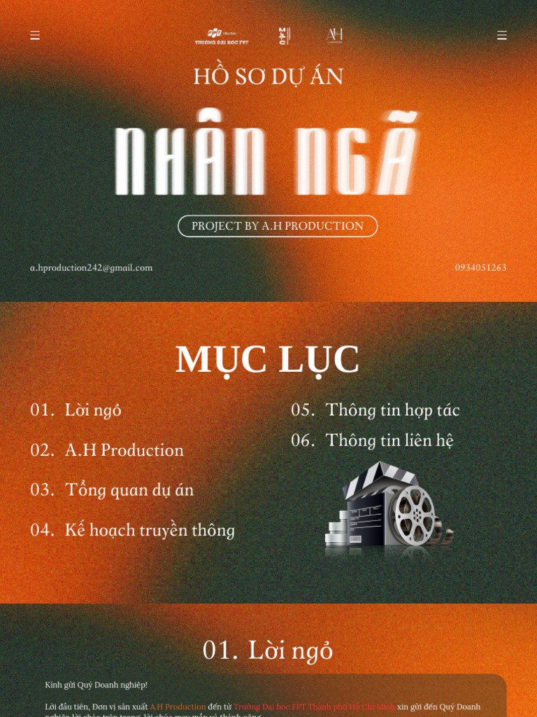 H Sơ D Án Phim Nhân Ngã | PDF
