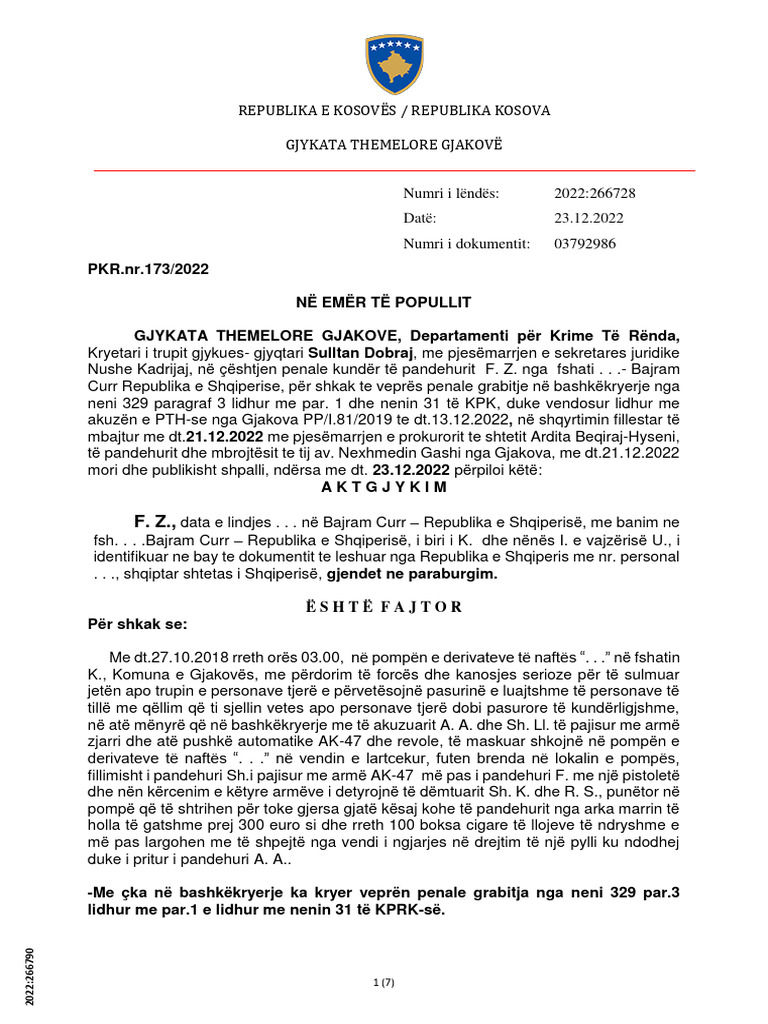 GJK PKR 2022-266790 SQ | PDF