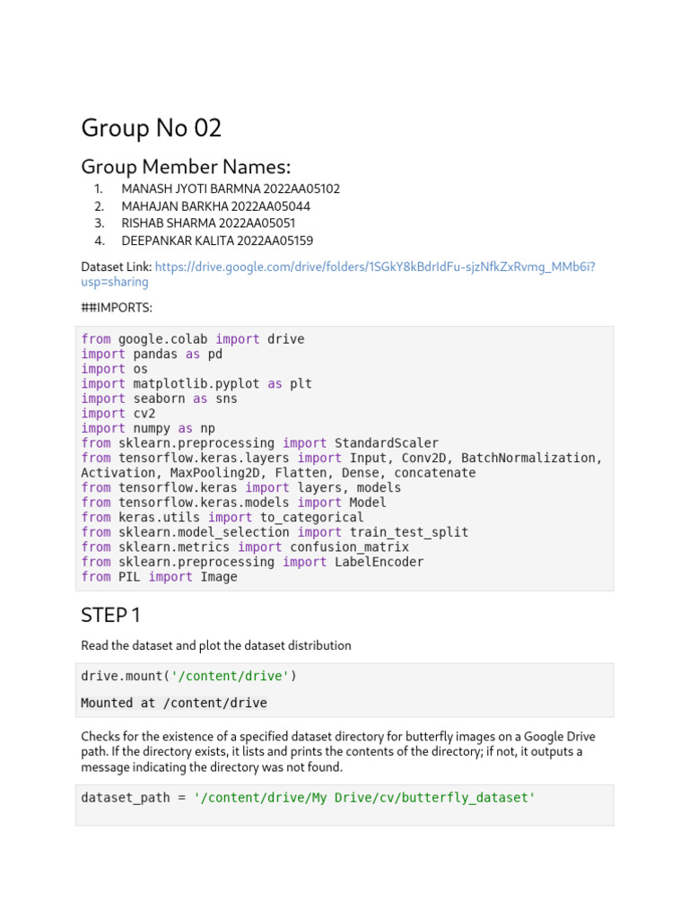 CV Assignment 2 Group02 | PDF | Accuracy And Precision | Applied Mathematics
