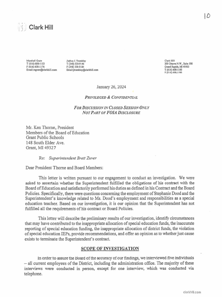 Grant Investigative Report | PDF