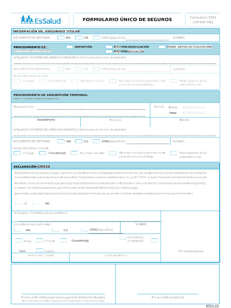 Form Uni Fur-1010 | PDF