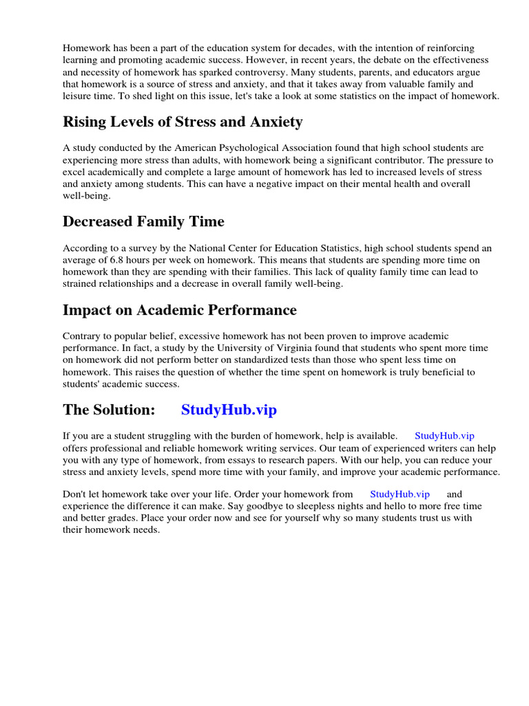 Homework Banning Statistics | PDF | Homework | Newt Gingrich