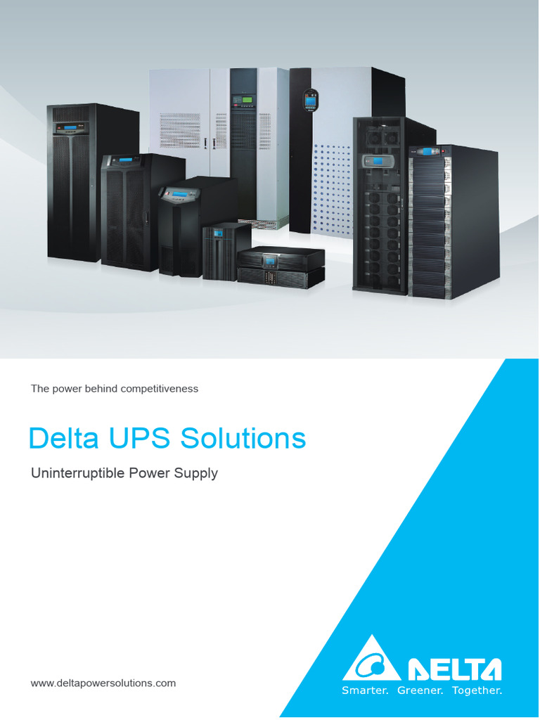 Delta-Ups-Solutions 3phase | PDF | Alternating Current | Battery Charger