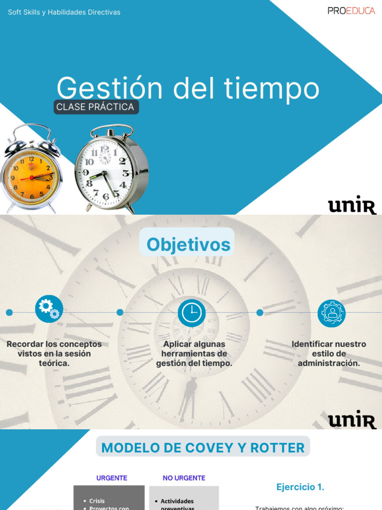 T5-Gestión Del Tiempo-Práctica | PDF | Gestión del tiempo | Habilidades ...