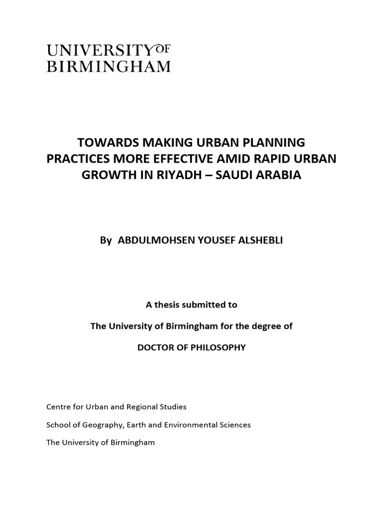 Towards Making Urban Planning Practices More Effective Amid Rapid Urban ...