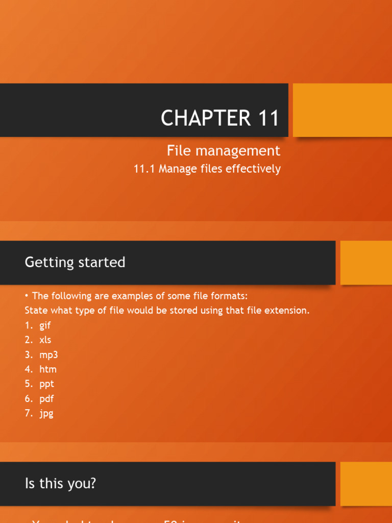 CHAPTER 11 File Management | PDF | Computer File | Directory (Computing)