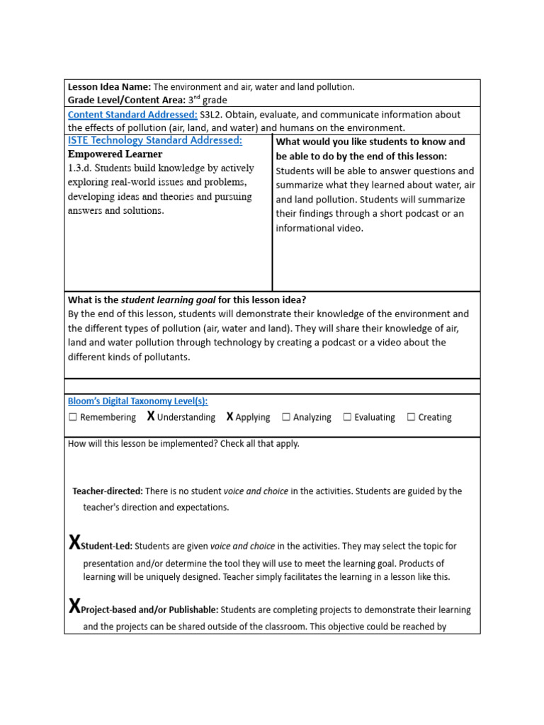 Module 4 Lesson Plan | PDF | Learning | Cognition