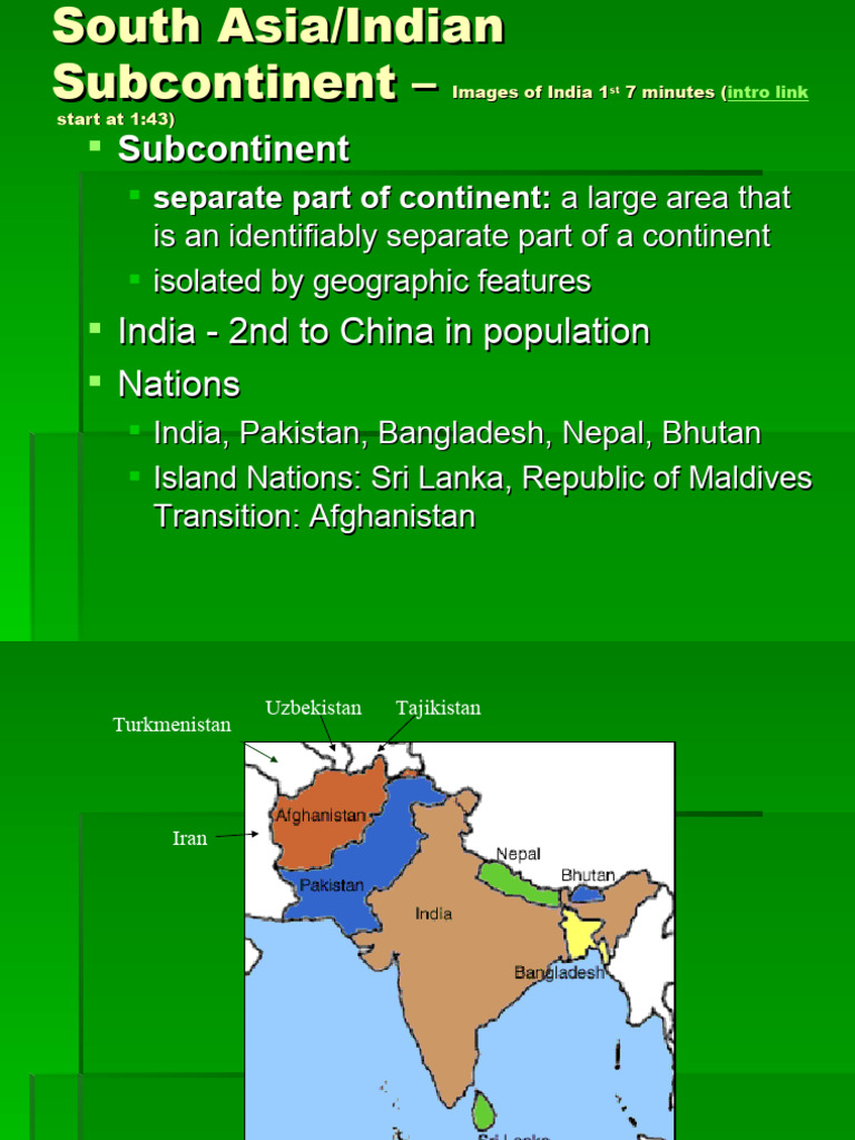 Indian Subcontinent Geography Generalizations Notes | PDF | Indian ... Indian Subcontinent Geography Generalizations Notes | PDF | Indian ...
