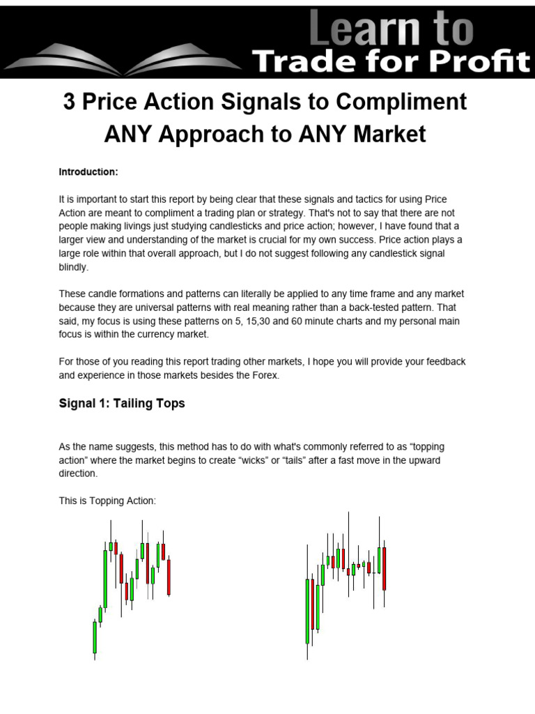 Topping Tail Candlestick Insights | PDF | Market Trend | Market (Economics)