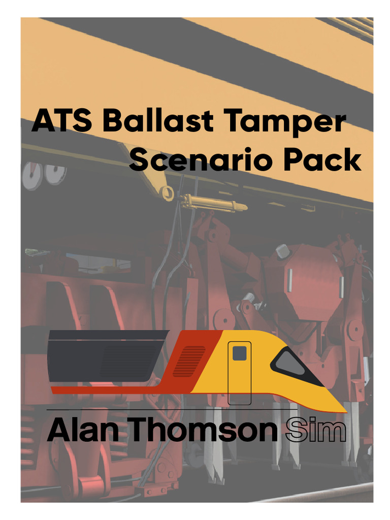 ATS Ballast Tamper Scenario Pack Manual | PDF | Train | Rail Transport