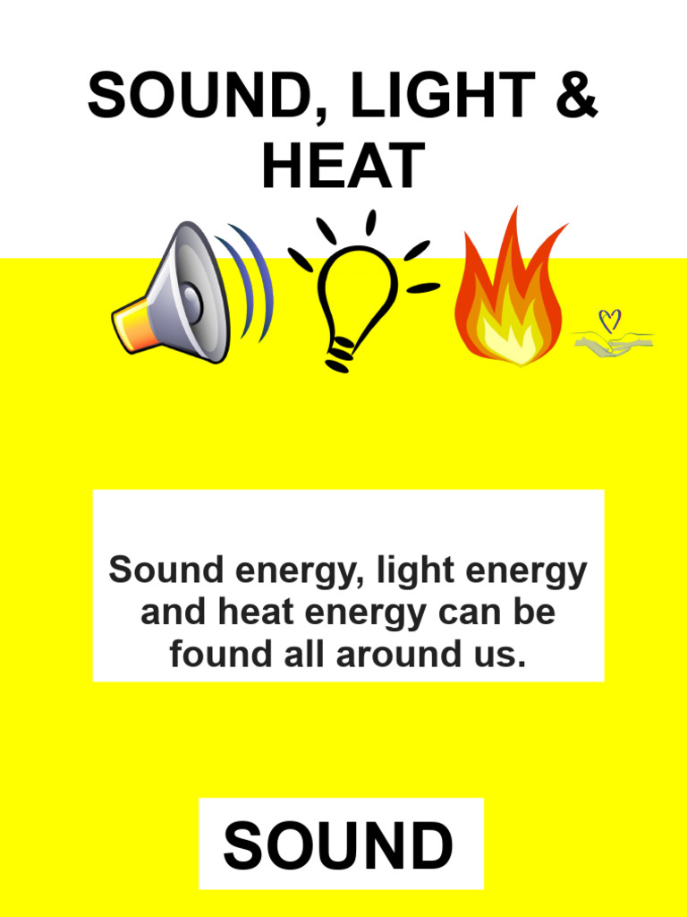 Unit 5 - Sound, Light and Heat | PDF | Light | Sound