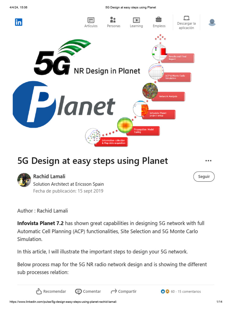 5G Design at Easy Steps Using Planet | PDF | Simulation | Bit Rate