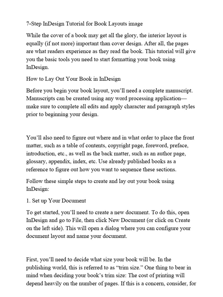 7 Book Step | PDF | Page Layout | Books