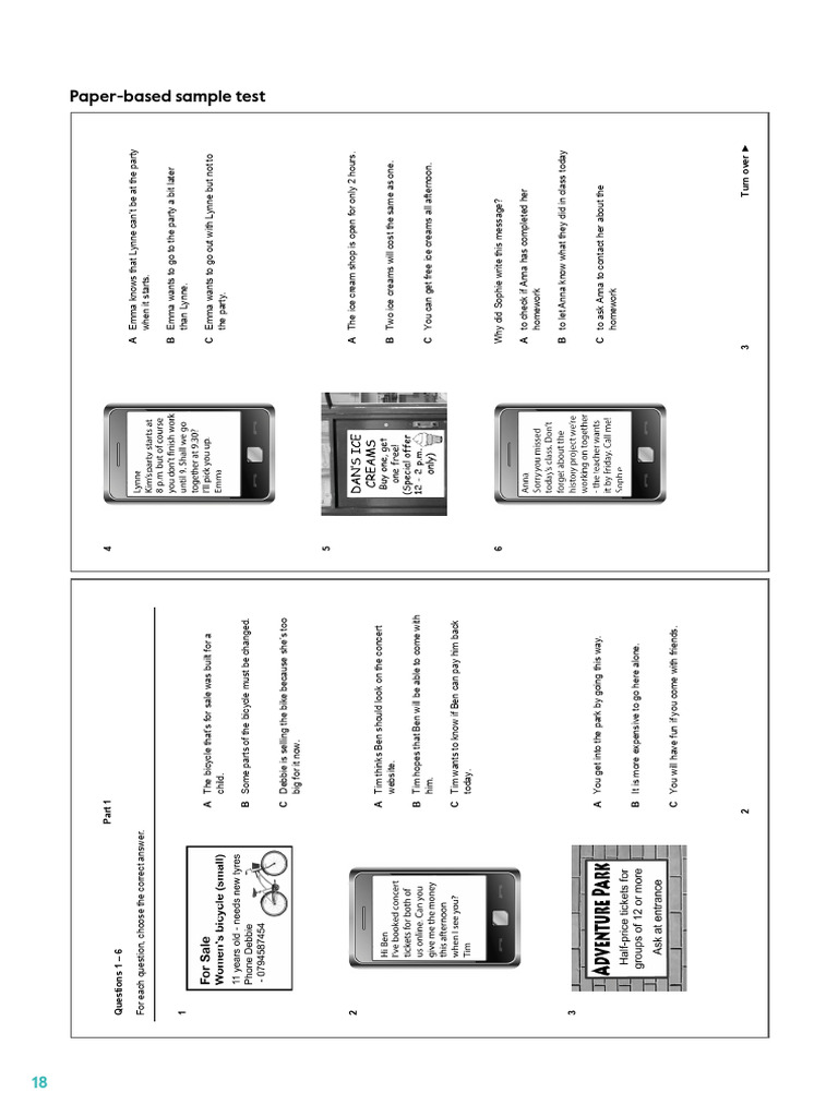 Sample Paper Exam A2-1 | PDF | Ballet | Dances