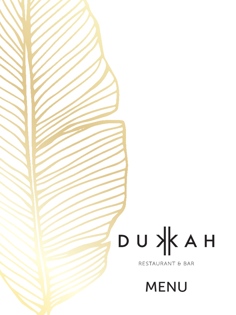 Dukkah Dining Menu | PDF | Curry | Salad