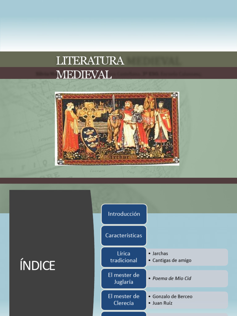 Literatura Medieval | PDF | Poesía