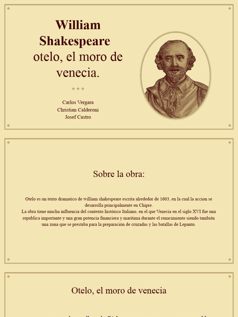 Contexto histórico de Otelo en Venecia | PDF | OTELO | Teatro
