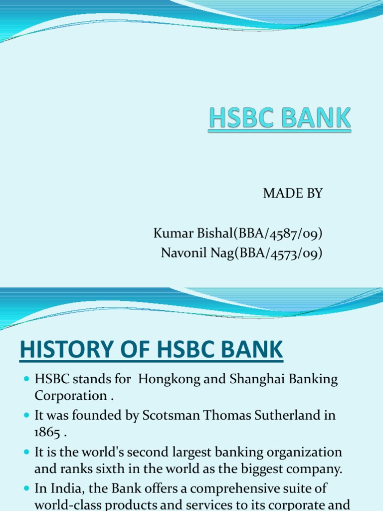 HSBC BANK | Hsbc | Banks