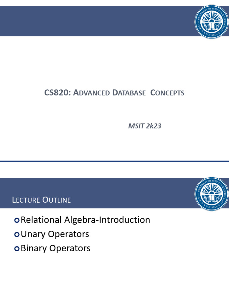 3.2-Relational Algebra | PDF | Relational Model | Databases 3.2-Relational Algebra | PDF | Relational Model | Databases