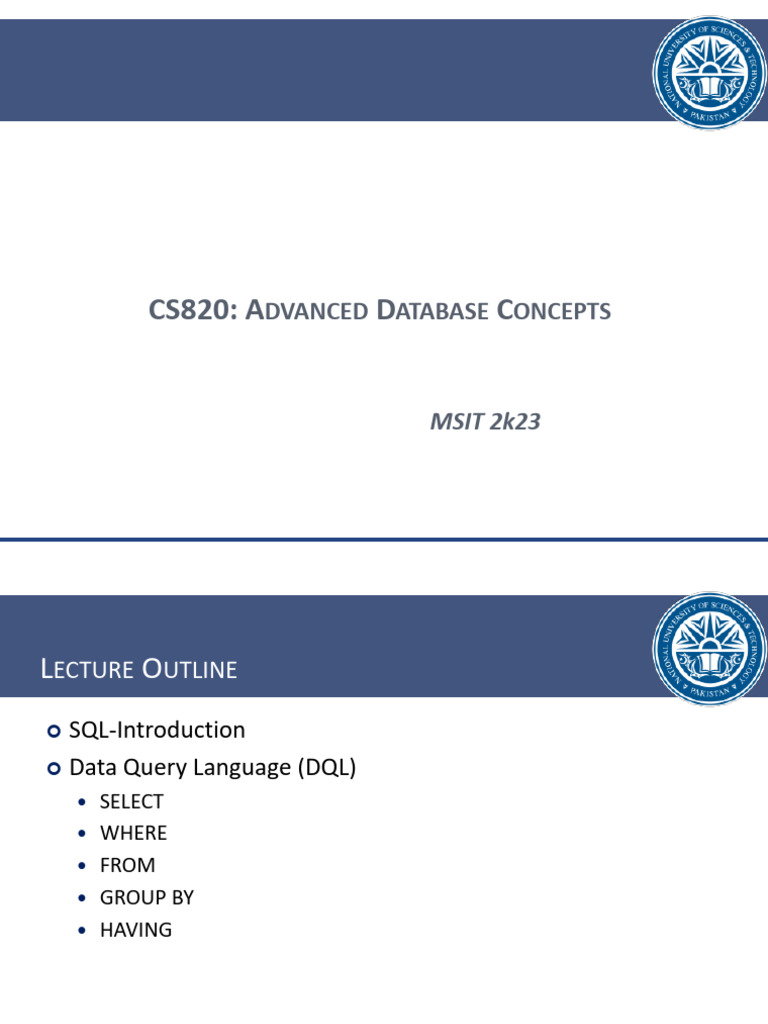 2.2-DQL Adc | PDF | Sql | Computer Programming