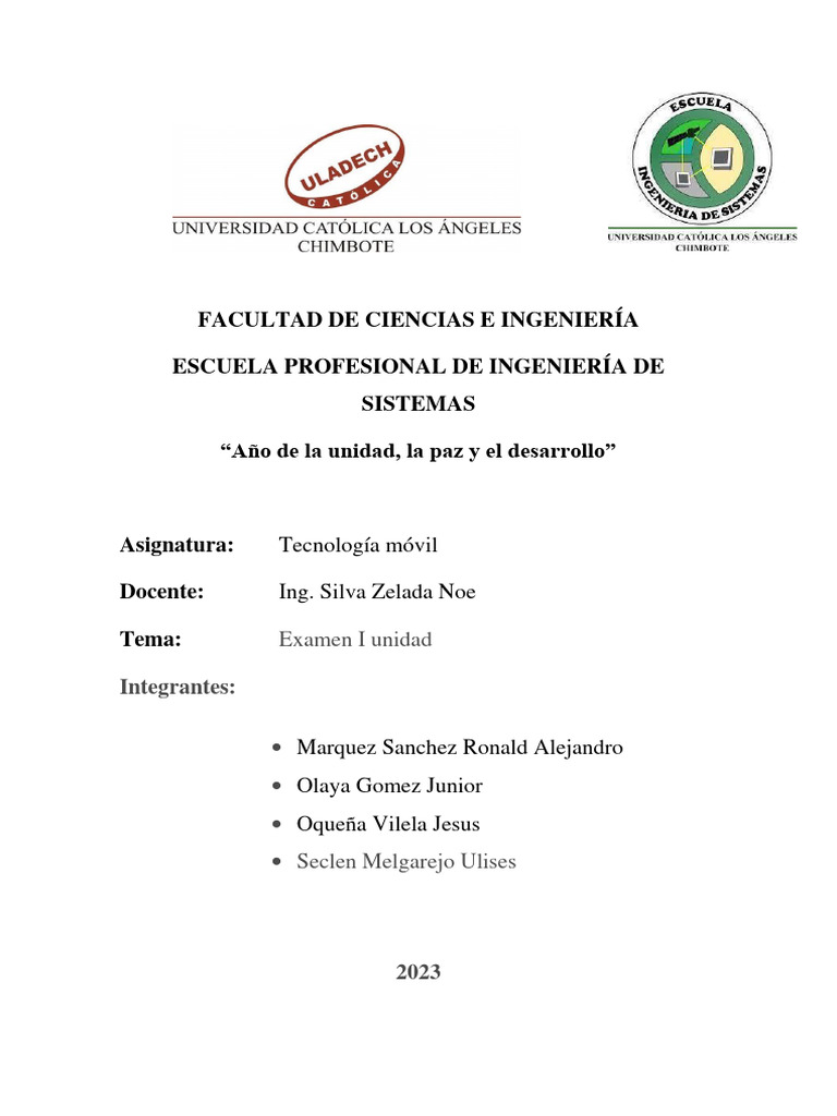Examen Tec - Movil | PDF