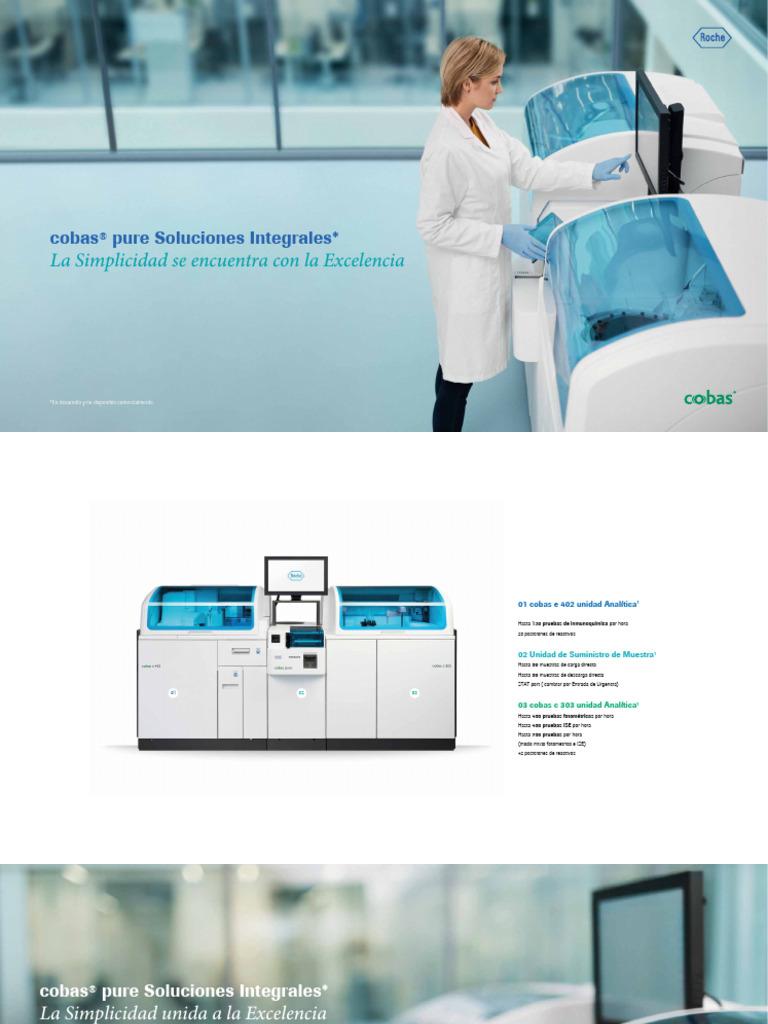 Analizador Roche Cobas C303 | PDF | Laboratorios | Ingeniería de ...
