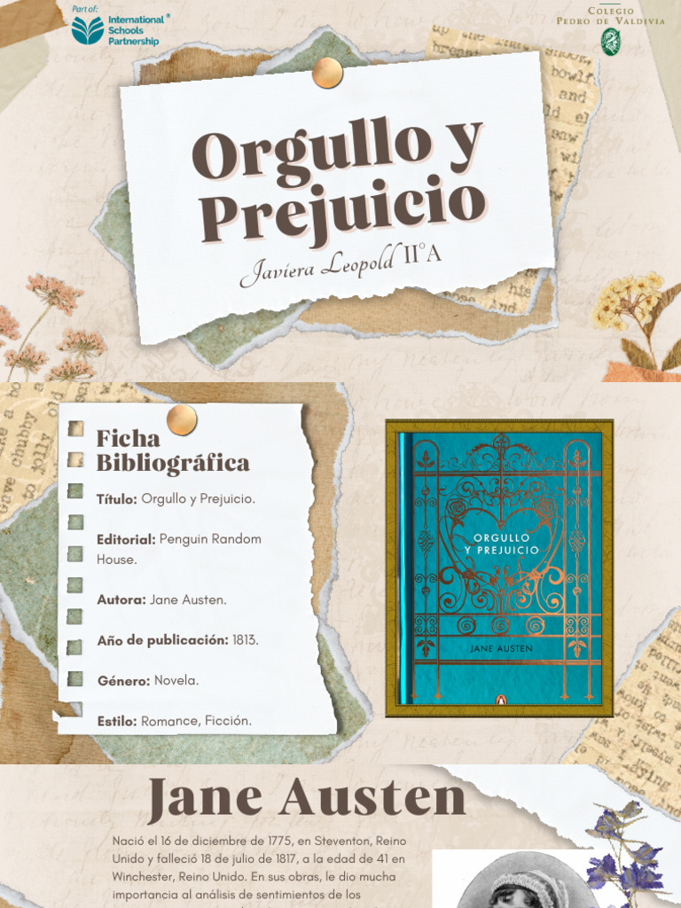 Trabajo Orgullo y Prejuicio | PDF | Jane Austen | Orgullo y prejuicio